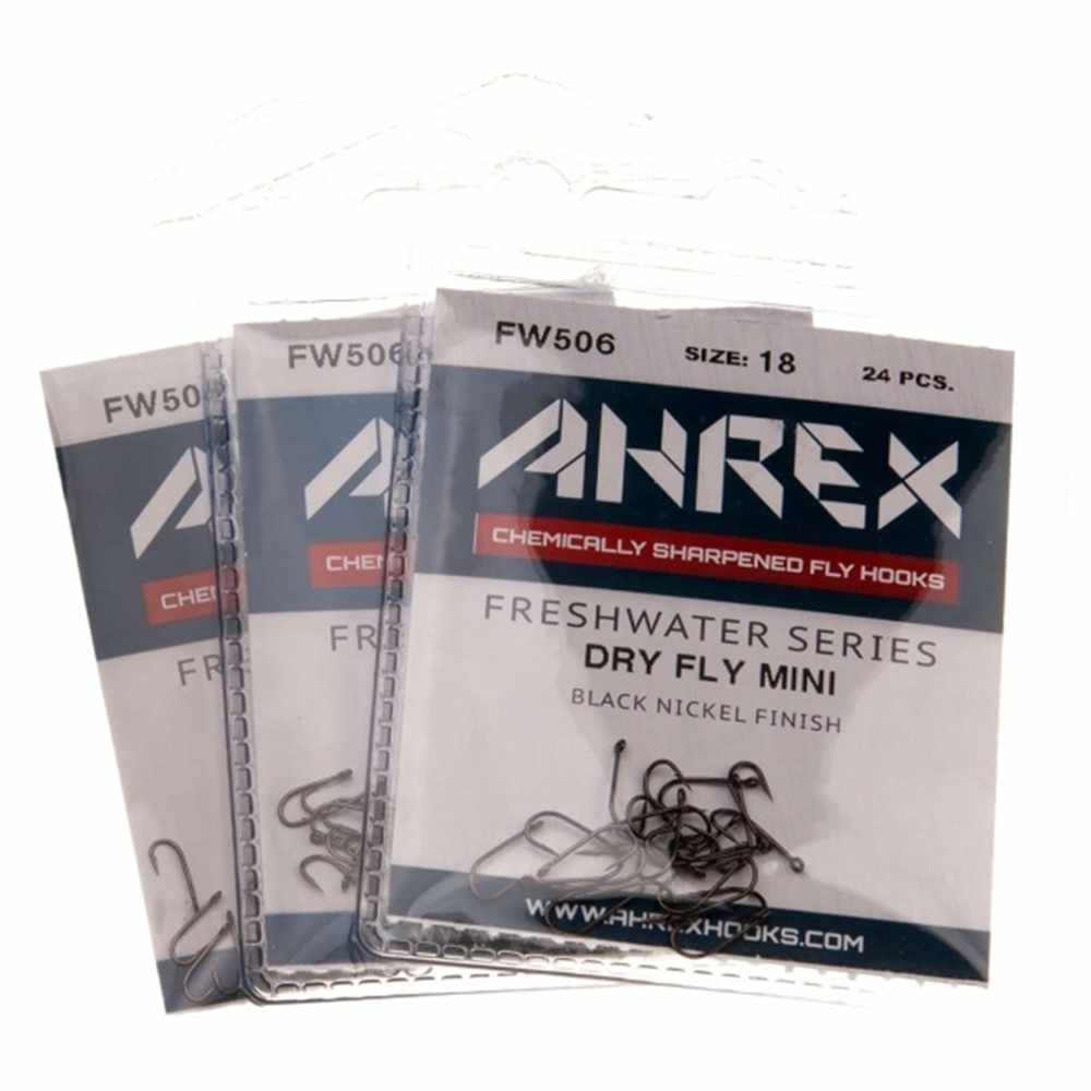 Ahrex Fw506 Dry Fly Mini Hook Barbed #20 for Fly Tying